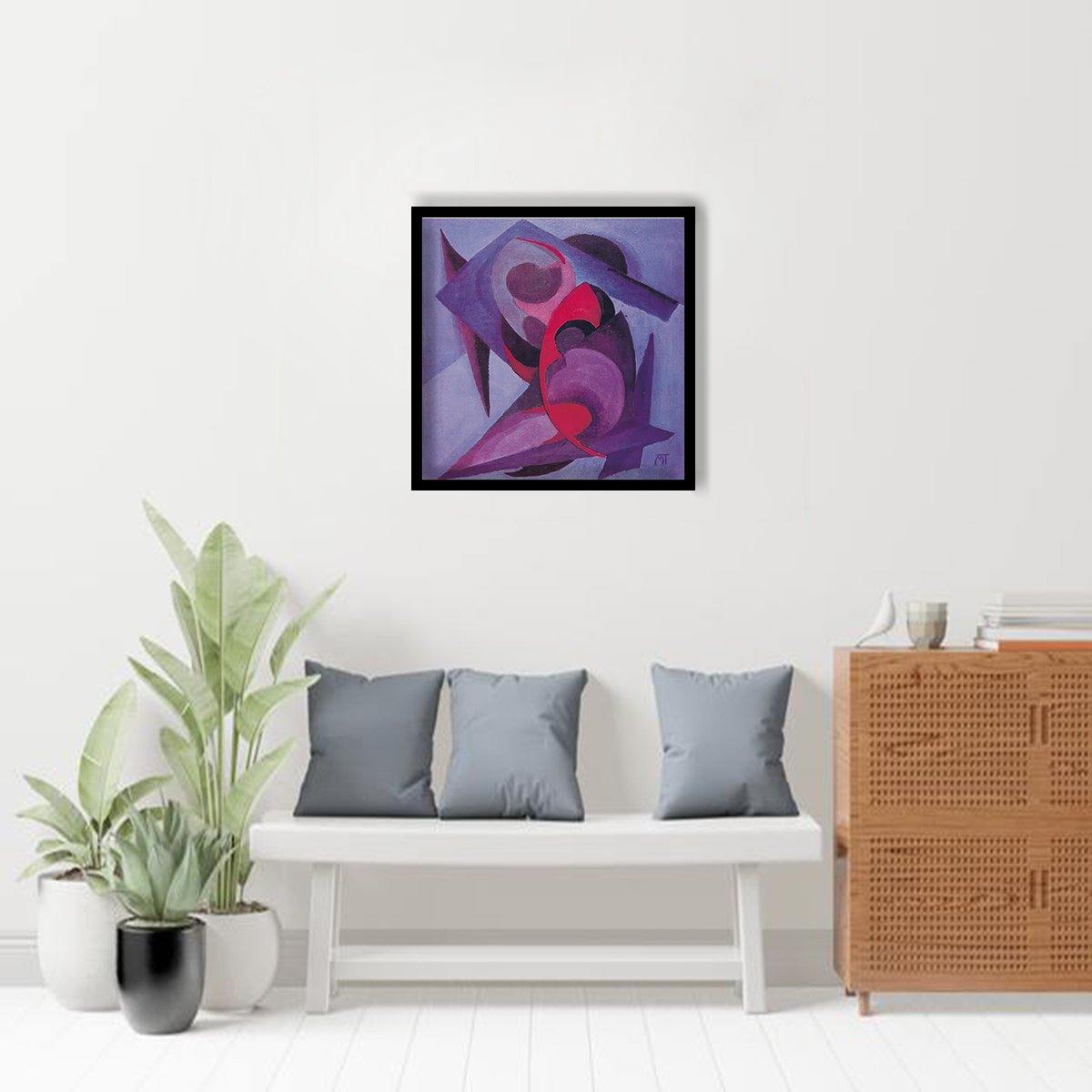 Composition24 by Janos Mattis - Teutsch - Art Print, Abstract Art, Abs – UnixCanvas