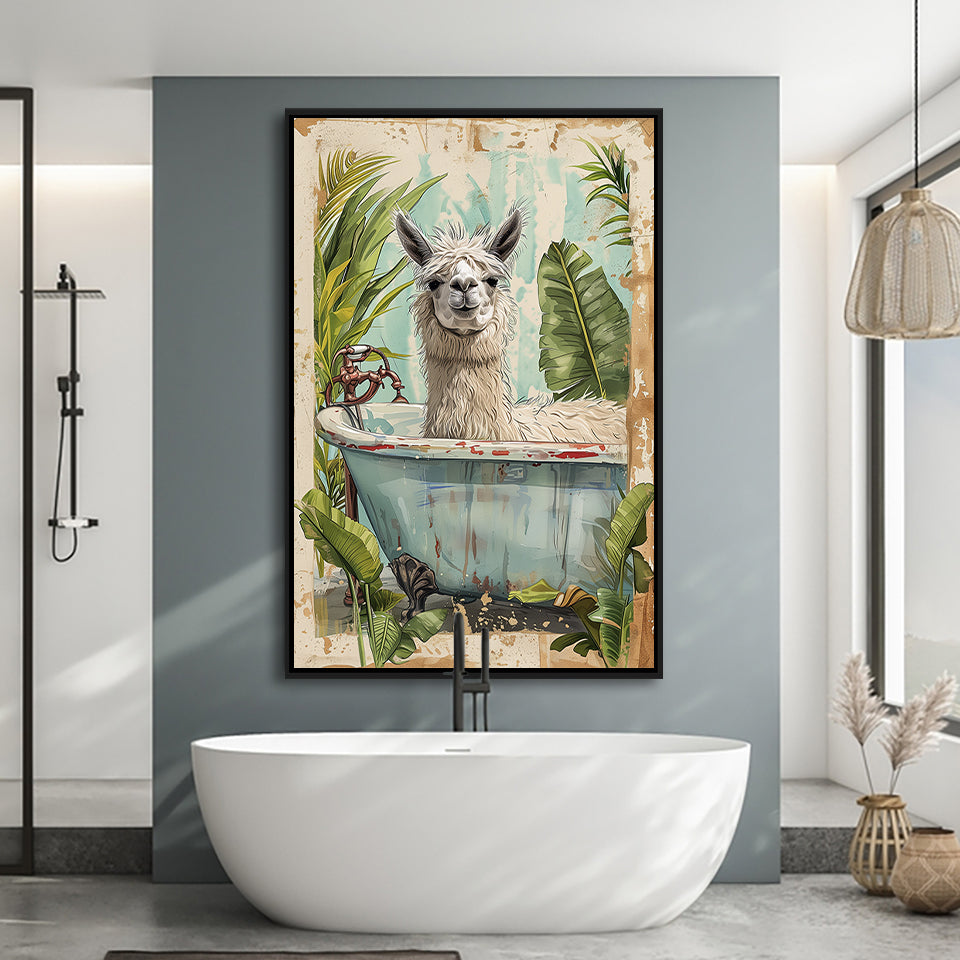 llama bath