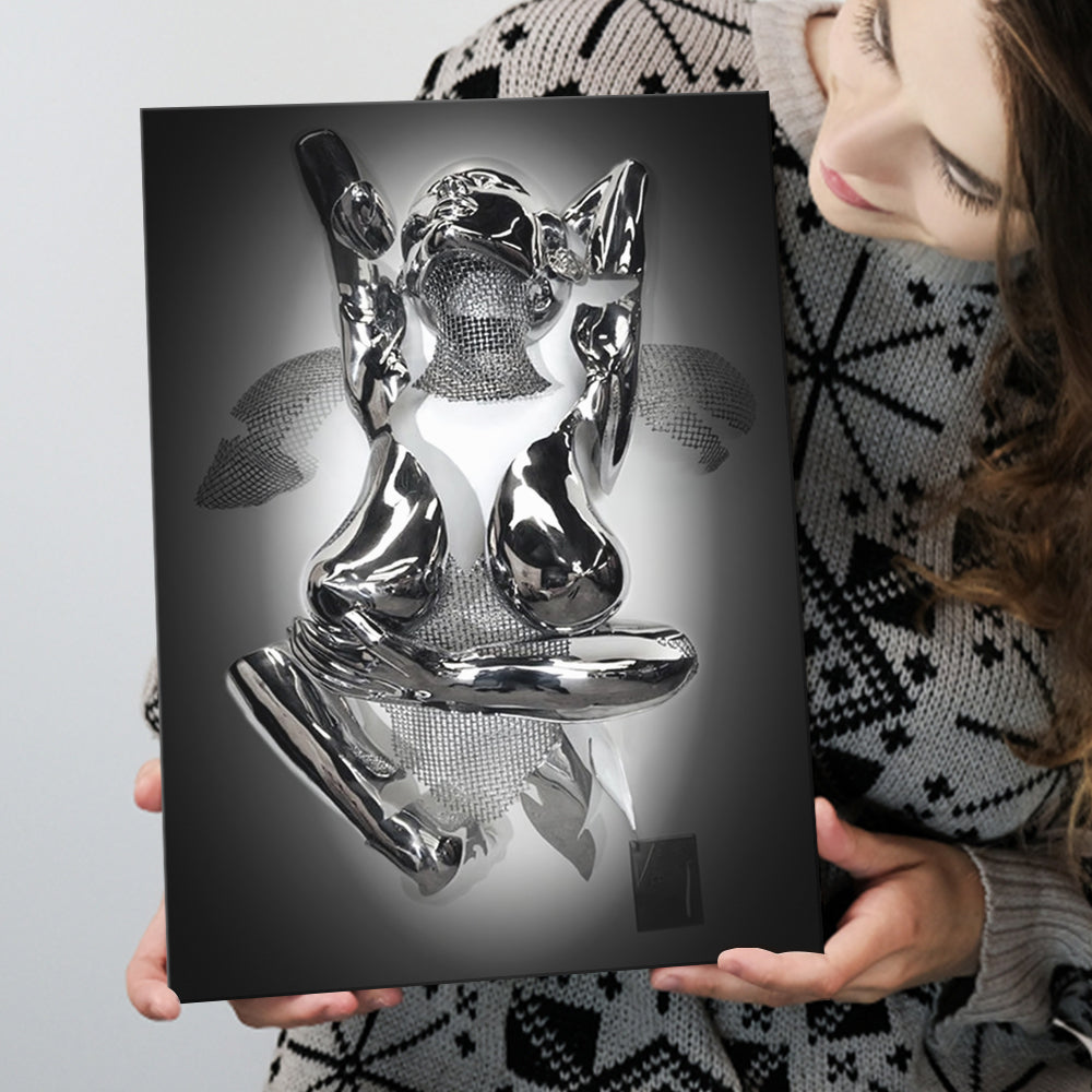 3D Effect Art Indecent Canvas Prints Wall Art - Painting Canvas, Home ...