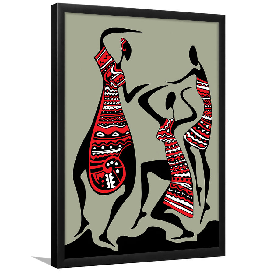 Paintings Of African Women Dancing