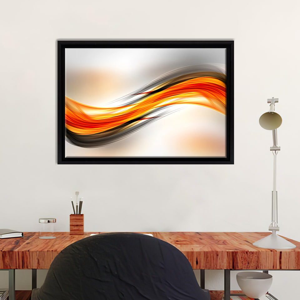 Abstract Ellipse Framed Canvas Prints Wall Art - Canvas Painting, Fram ...