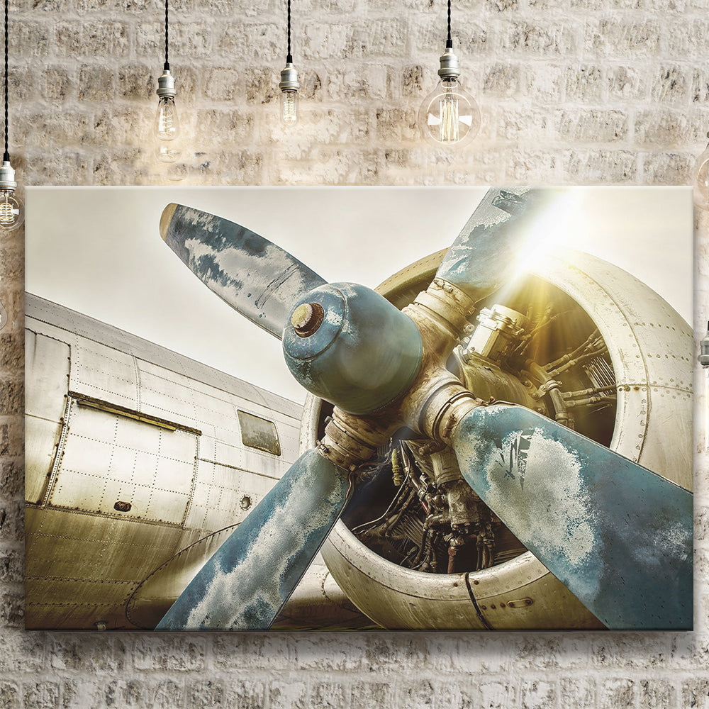 Aircraft Propeller Canvas Prints Wall Art Decor - Painting Canvas, Art ...