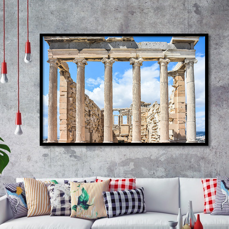 Ancient Greek Architecture Greece Wall Art Framed Art Prints Wall Art ...