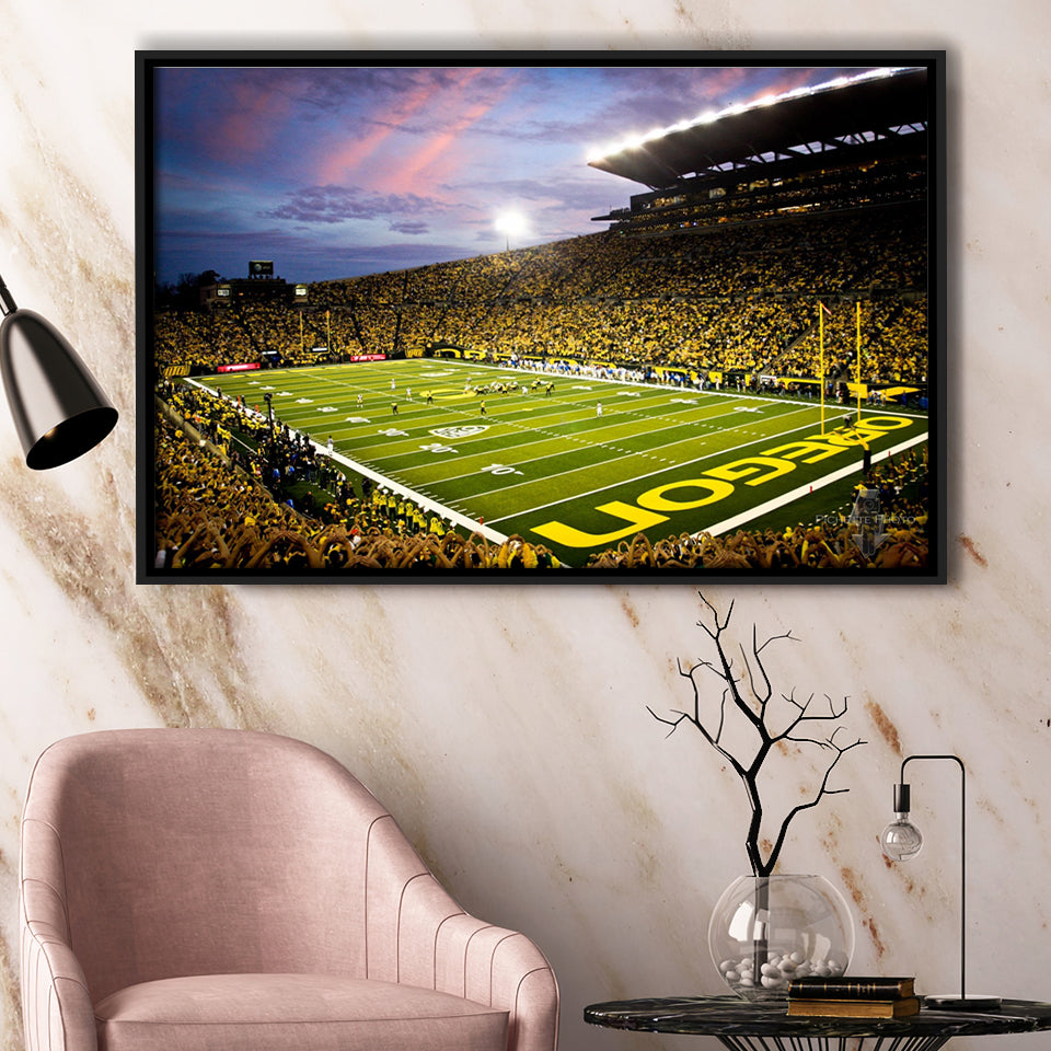 Autzen Stadium In Oregon Framed Canvas Prints Wall Art - Painting Canv ...