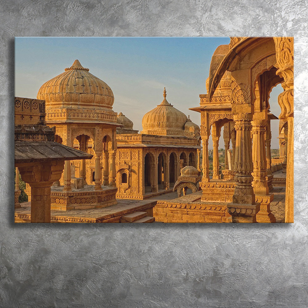 Bara Bagh Temple in India Canvas Art ,Ancient Indian Canvas Prints Wal ...
