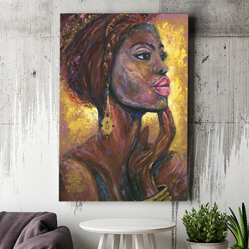 Beautiful African Women Paintings