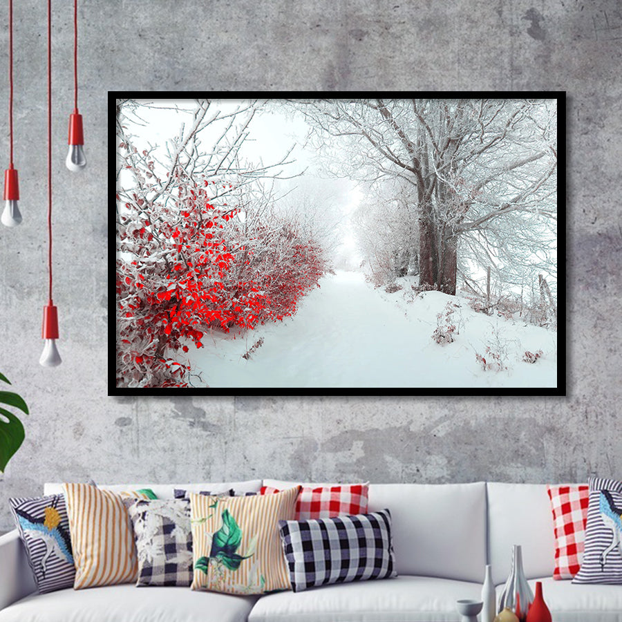 winter framed prints