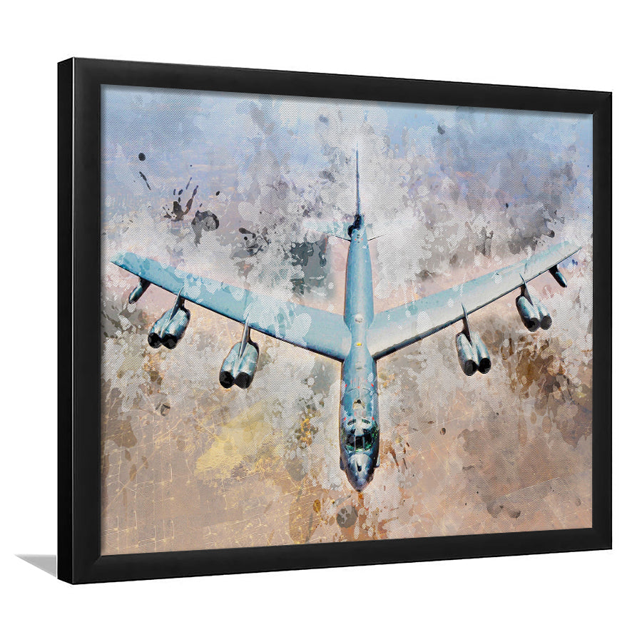 Boeing B-52 Stratofortress, Strategic Bomber Print, Military Aircrafts ...