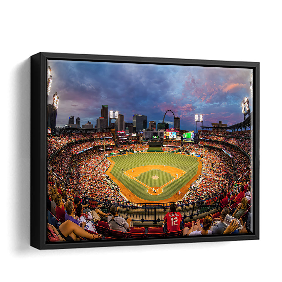 Busch Stadium I Finally Got To Check Busch Stadium Framed Canvas Print ...