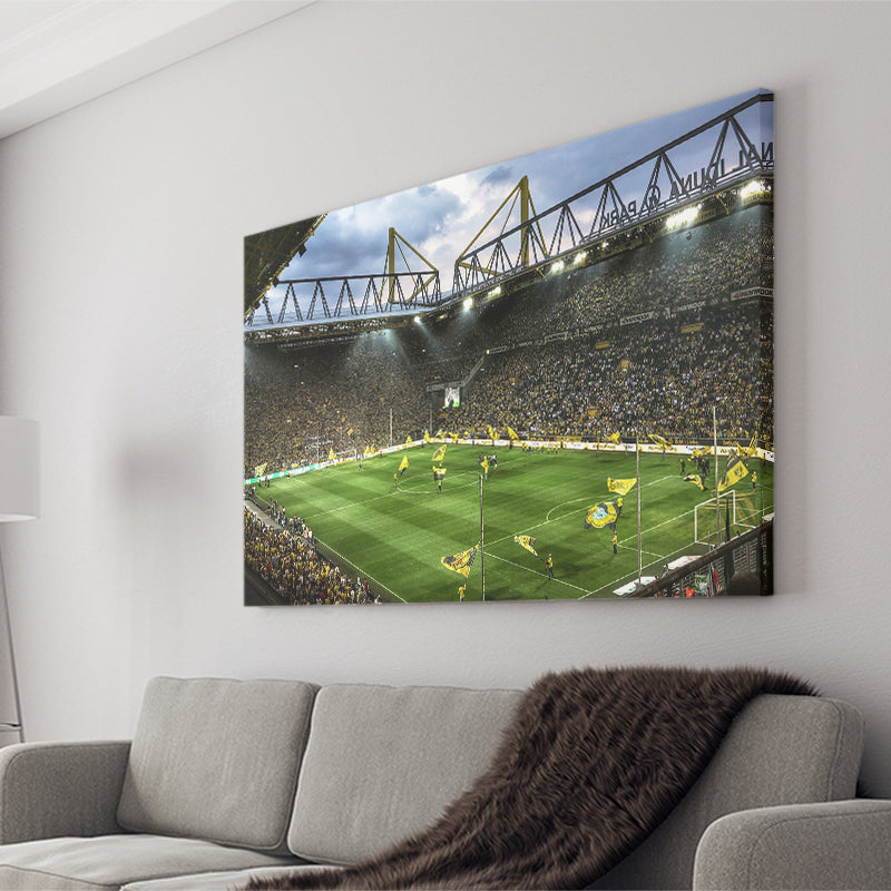 Bvb Borussia Dortmund Signal Iduna Park Stadium Canvas Prints Wall Art ...
