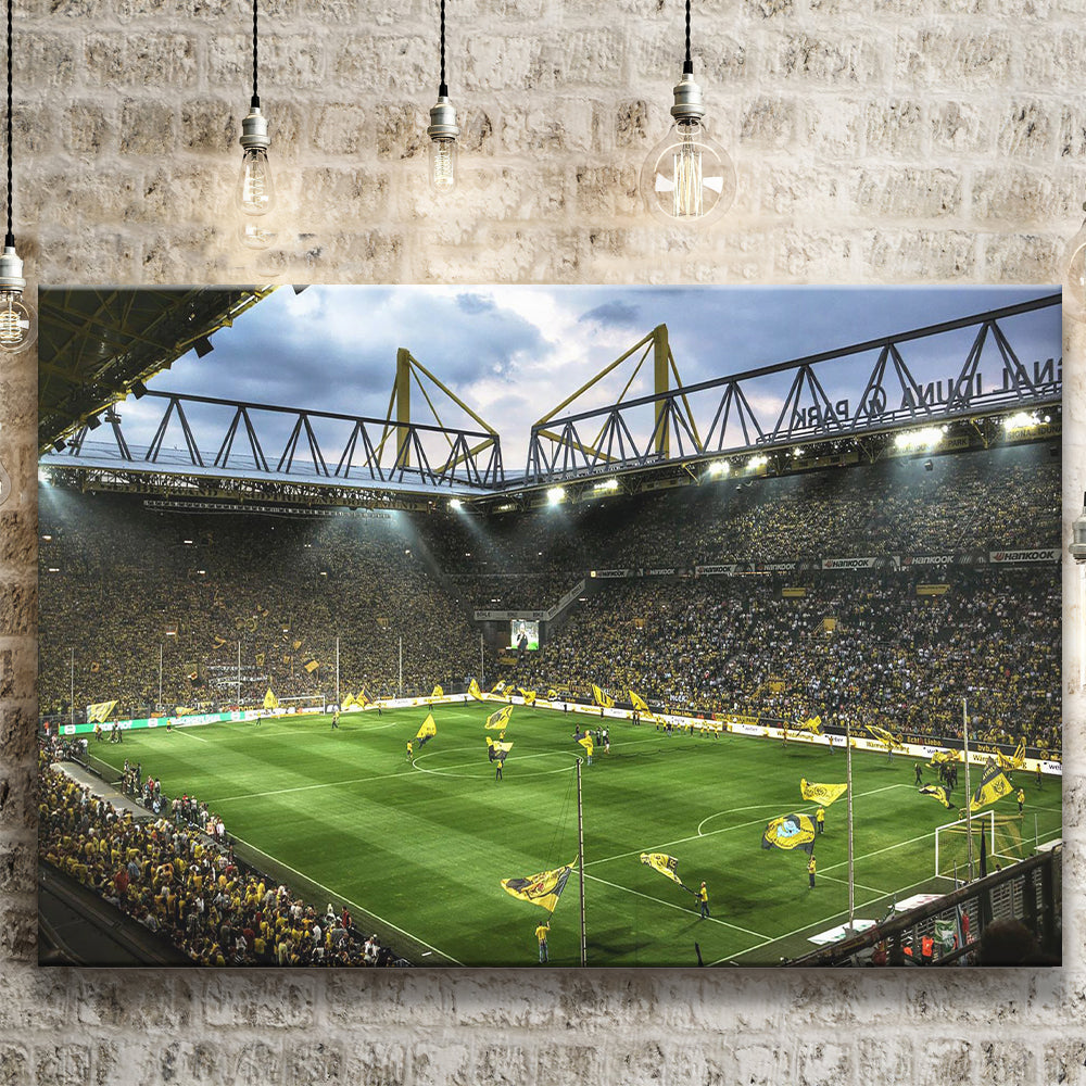 Bvb Borussia Dortmund Signal Iduna Park Stadium Canvas Prints Wall Art ...
