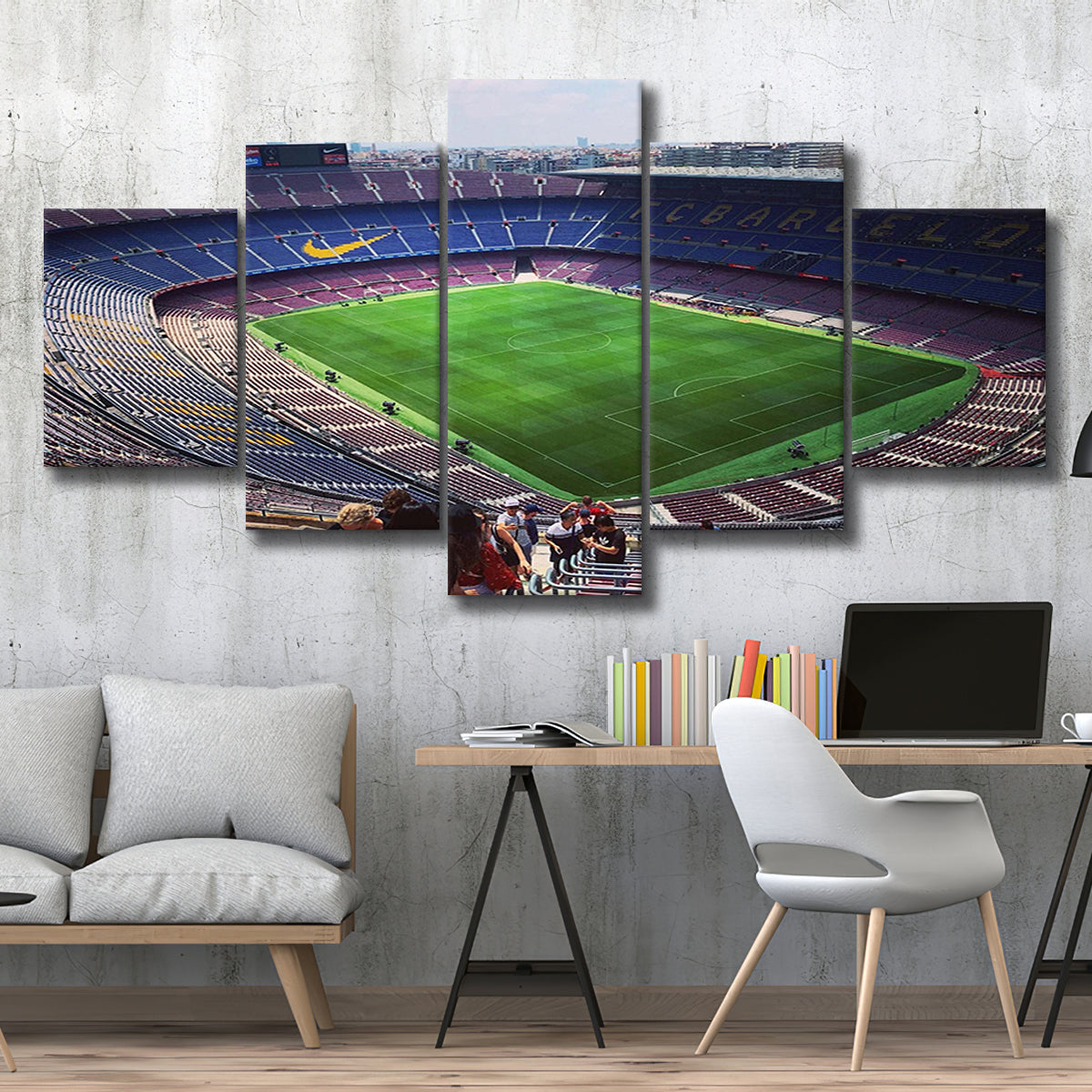 Camp Nou Stadium Canvas Prints Barcelona Wall Art Football Stadium,Mul ...