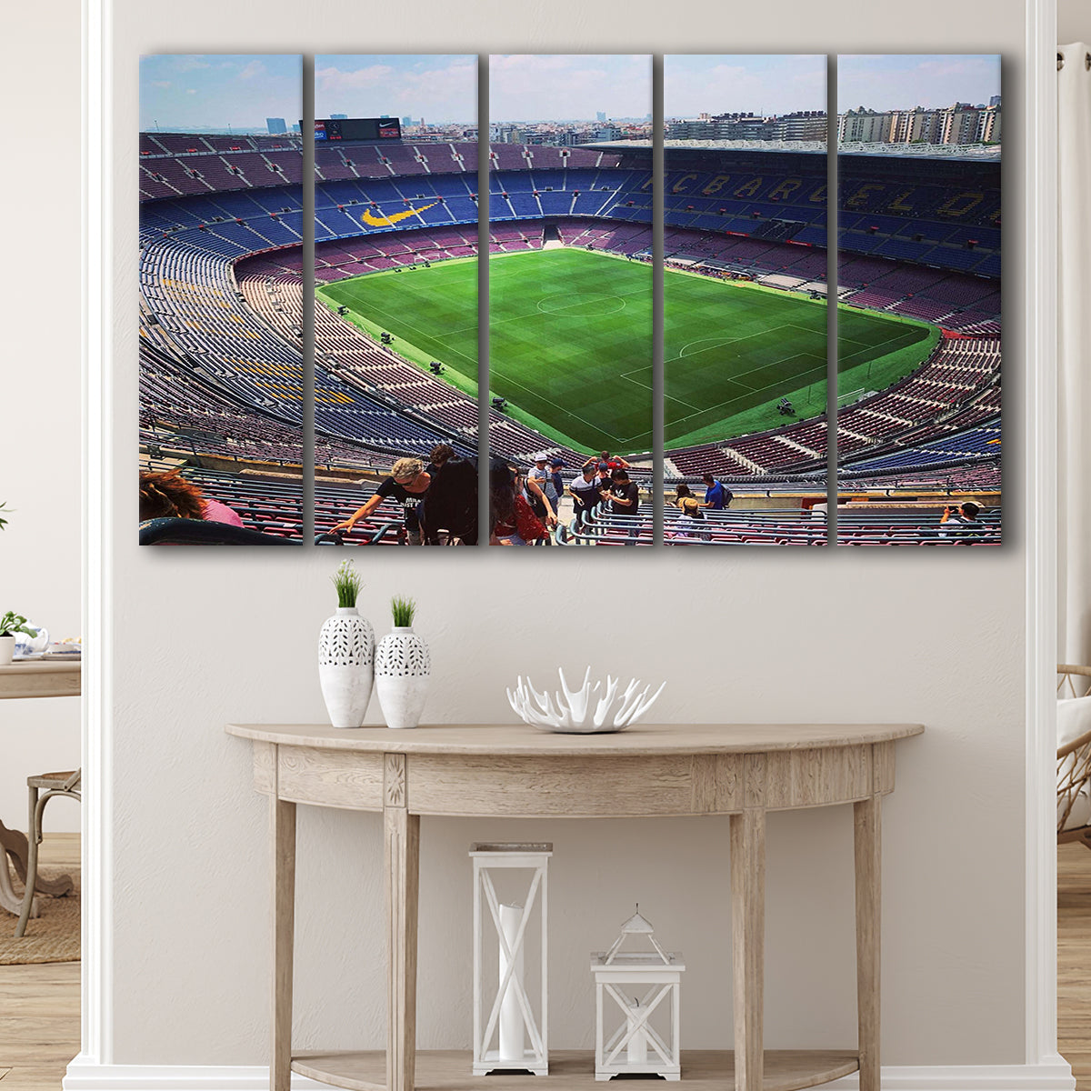 Camp Nou Stadium Canvas Prints Barcelona Wall Art Football Stadium,Mul ...