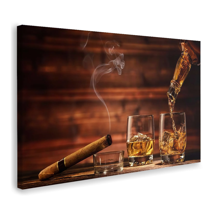 Cigar Wall Art Canvas Wall Art - Canvas Prints, Painting Canvas, Print ...