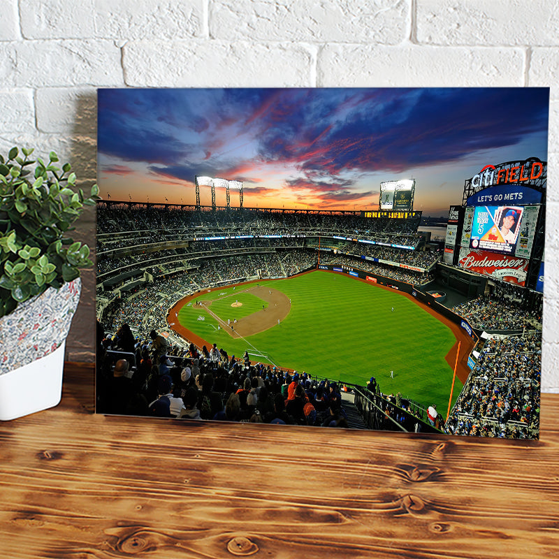 Citi Background On Hip Citi Field Canvas Wall Art - Canvas Prints, Pri ...