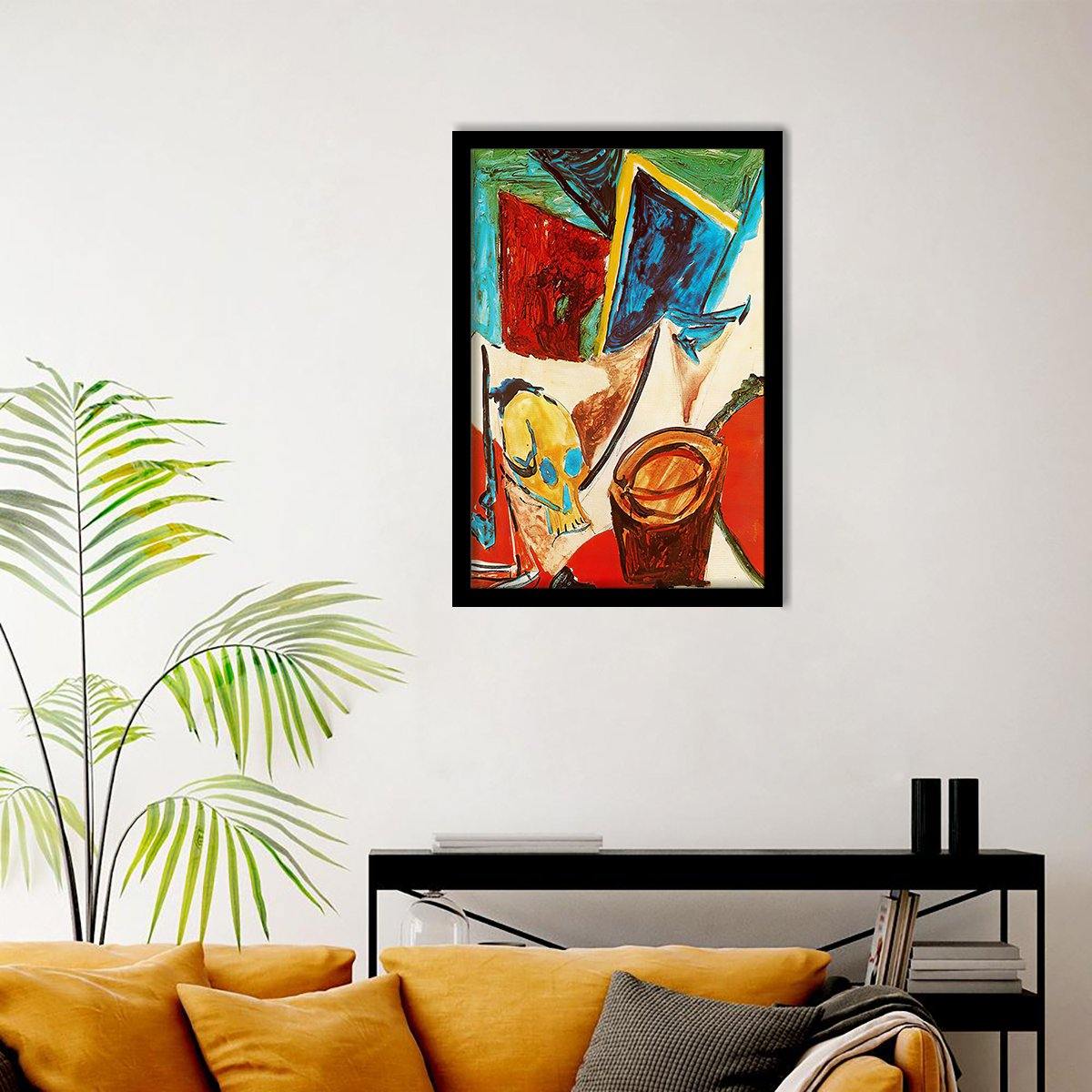 Composition with skull 1907 - Pablo Picasso - Art Print, Frame Art, Pa ...