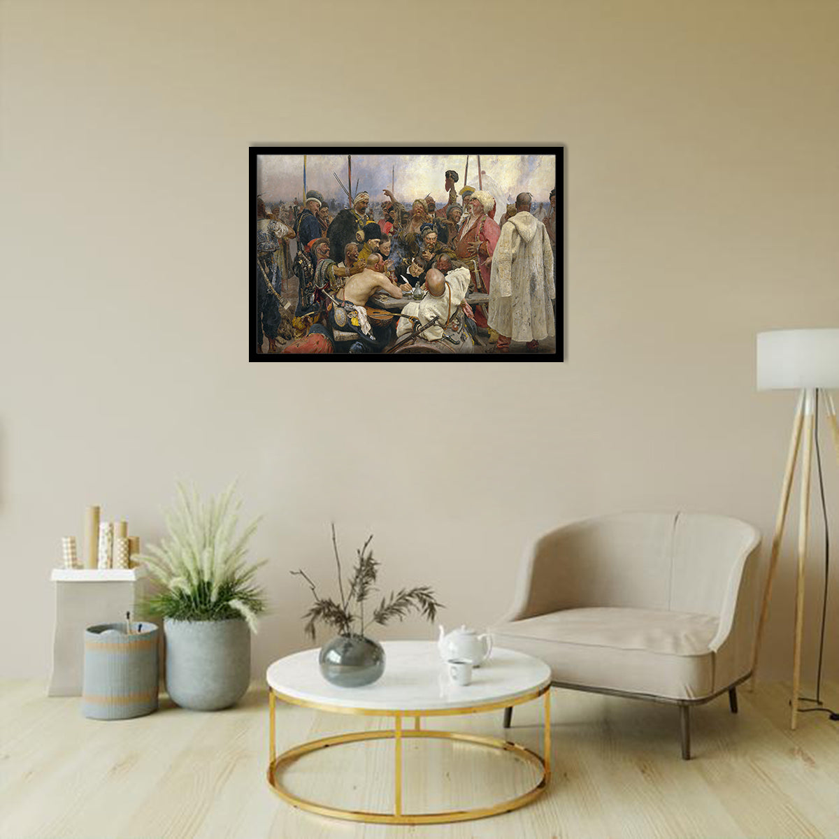 Cossacks Writing A Letter To The Turkish Sultan By Ilya Efimovich Repi ...