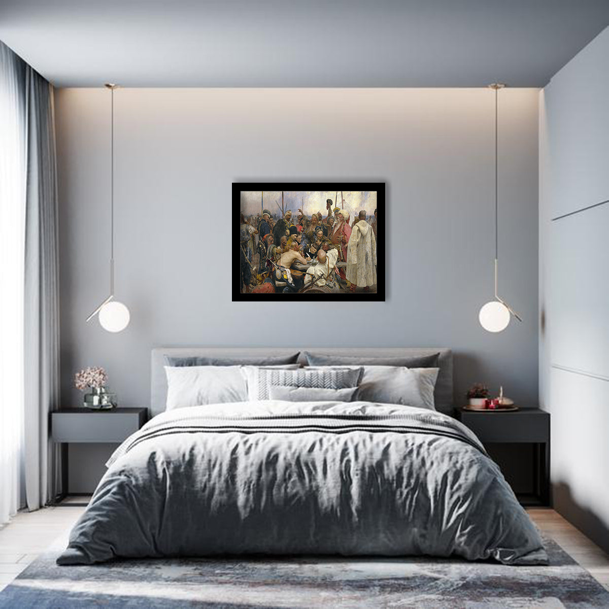 Cossacks Writing A Letter To The Turkish Sultan By Ilya Efimovich Repi ...