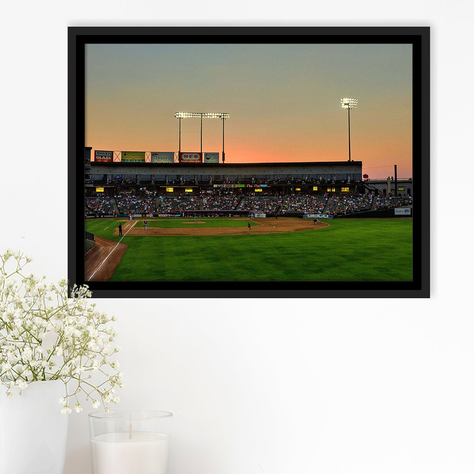 Dell Daimond Wall Art Round Rock Express Stadium Framed Canvas Prints ...