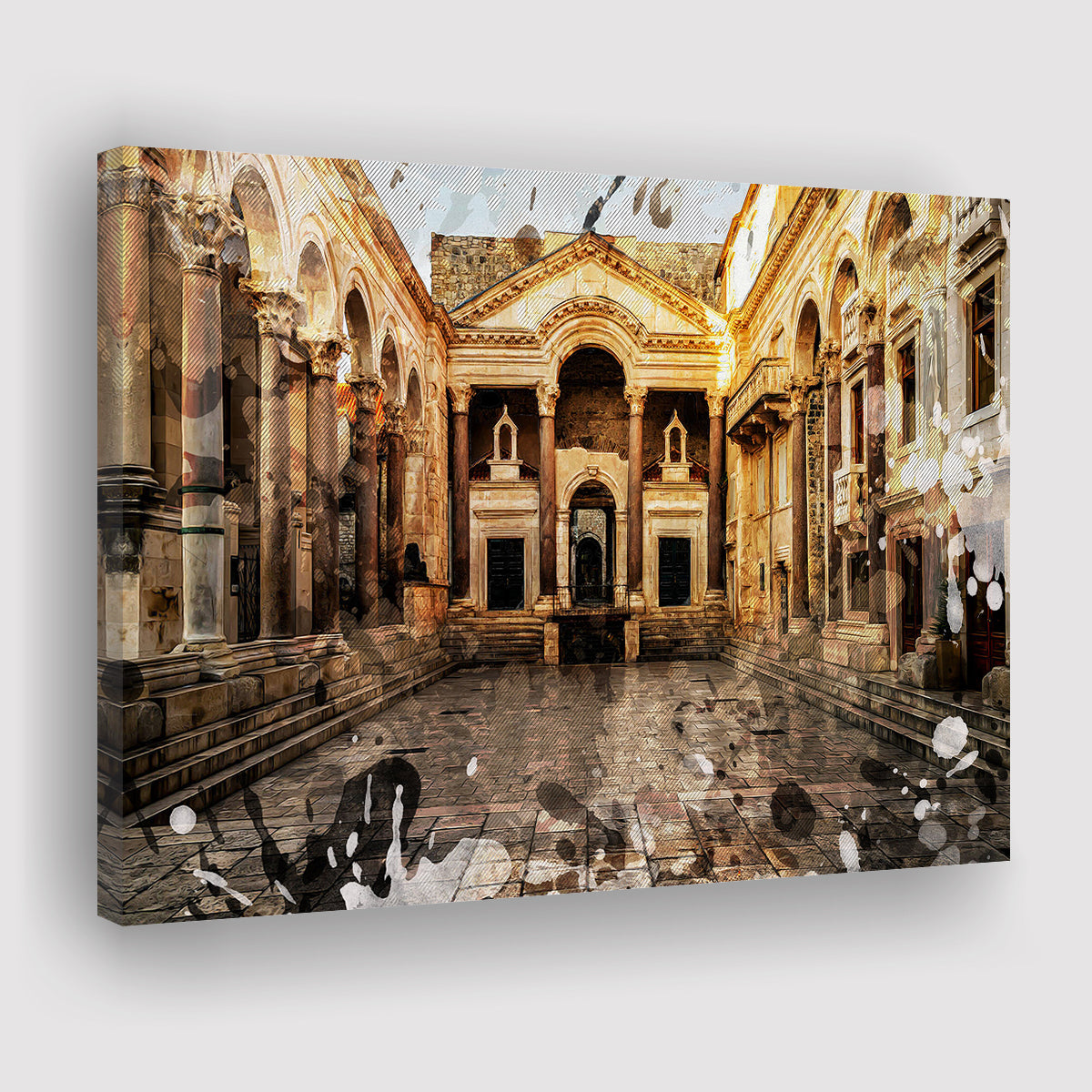 Diocletian'S Palace, Split, Split Painting, Canvas Prints Wall Art Hom ...