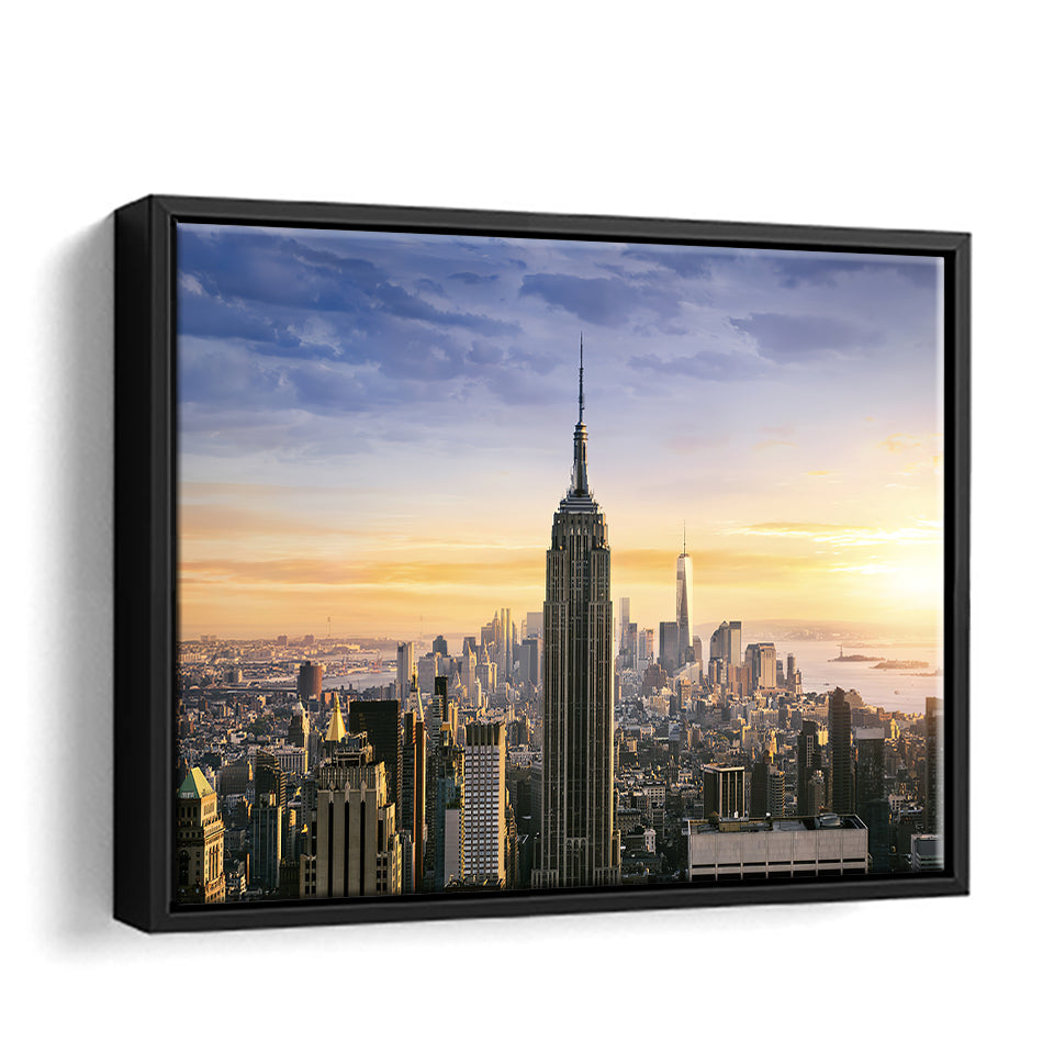 Empire State Building Canvas Wall Art - Painting Canvas, Canvas Prints ...