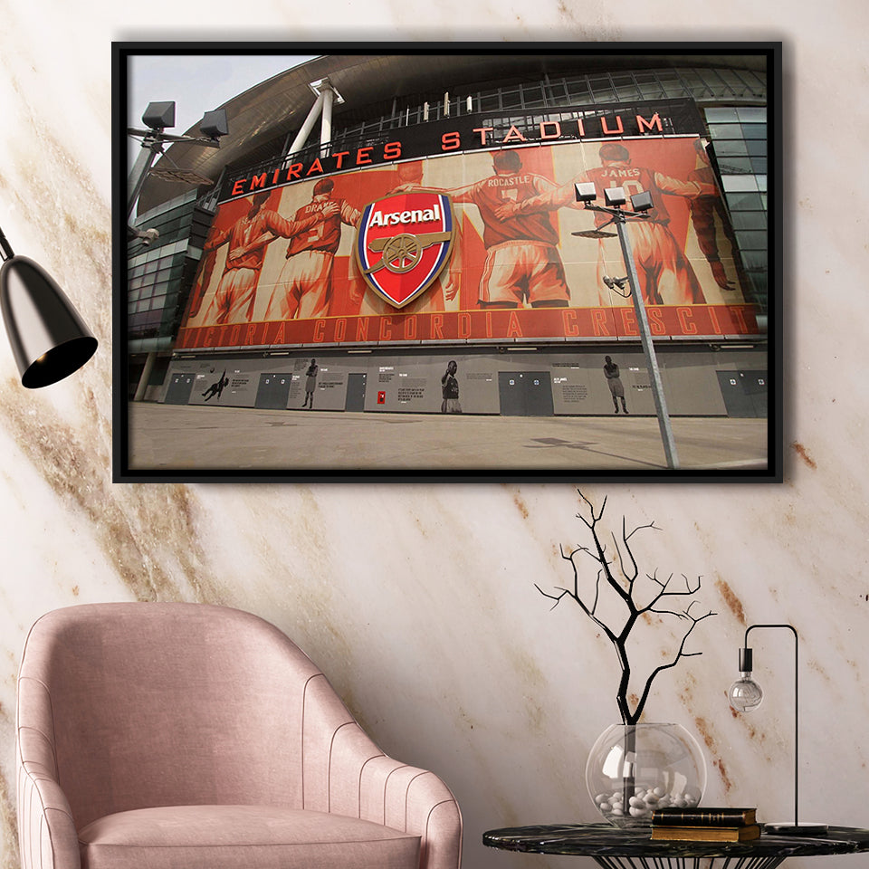 Emirates Stadium Wall Art Arsenal Stadium Framed Canvas Prints Footbal ...