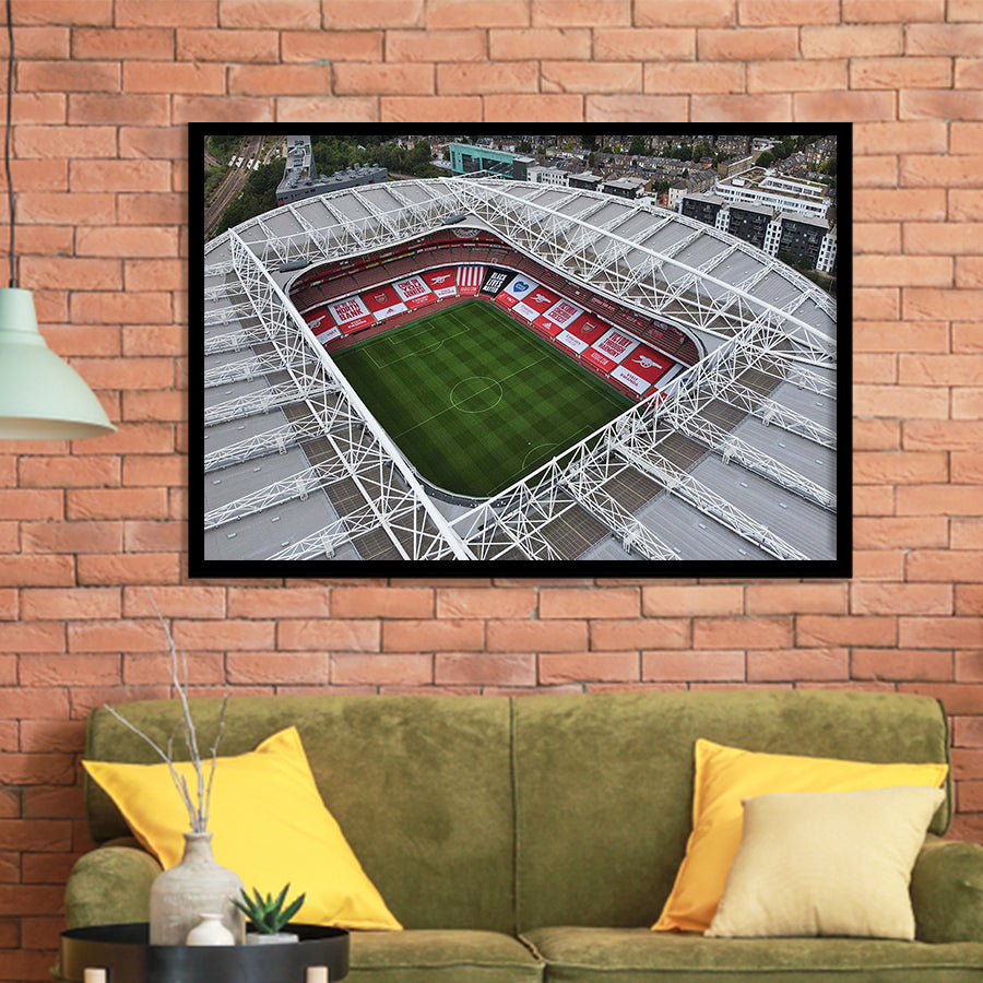 Emirates Stadium Wall Art Arsenal Stadium Art Prints London Poster,Spo ...