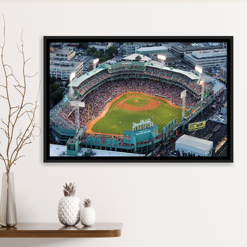 Fenway Park Aerial View, Stadium Canvas, Sport Art, Gift for him, Fram ...