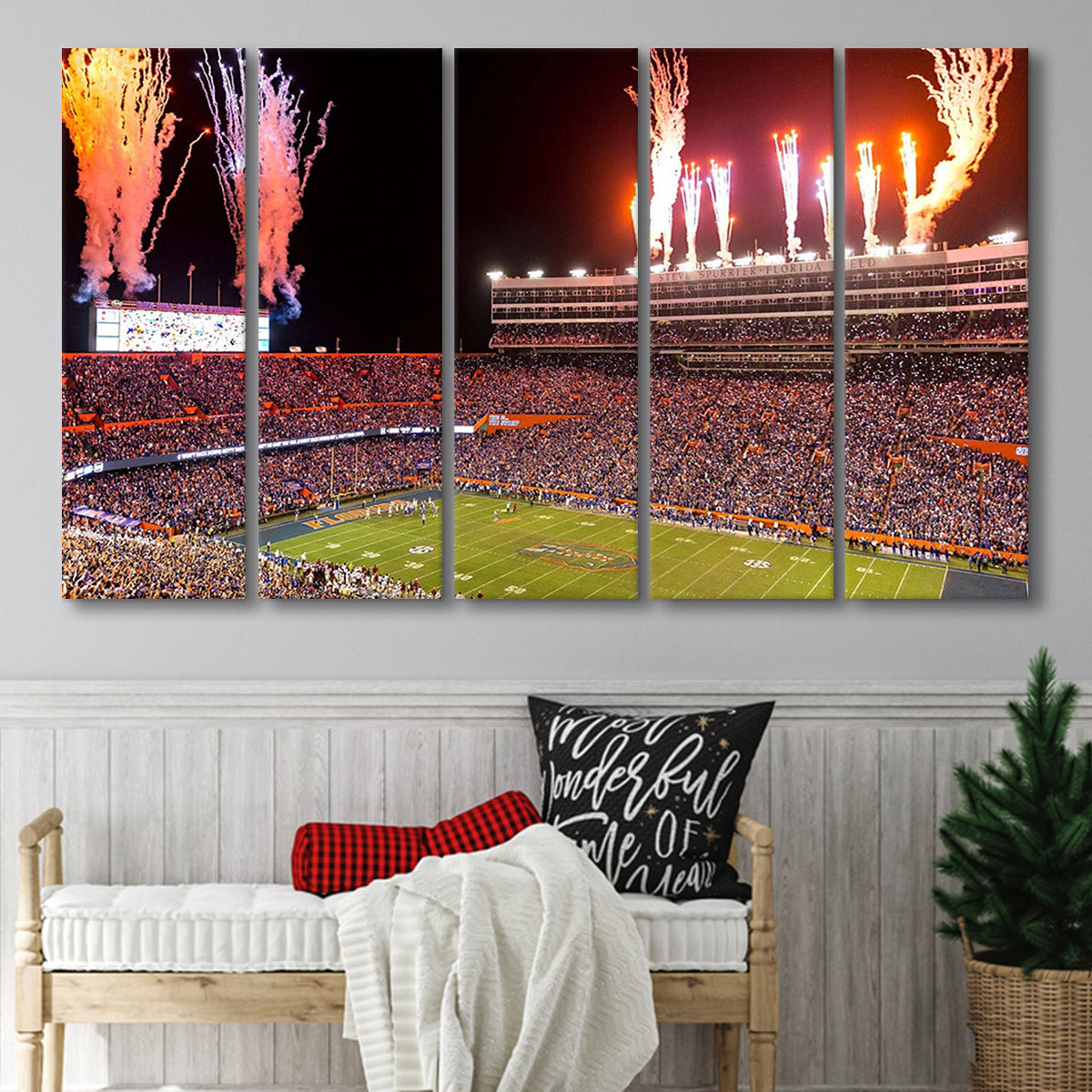Florida Gators Stadium Canvas Prints Ben Hill Griffin Stadium Wall Art ...