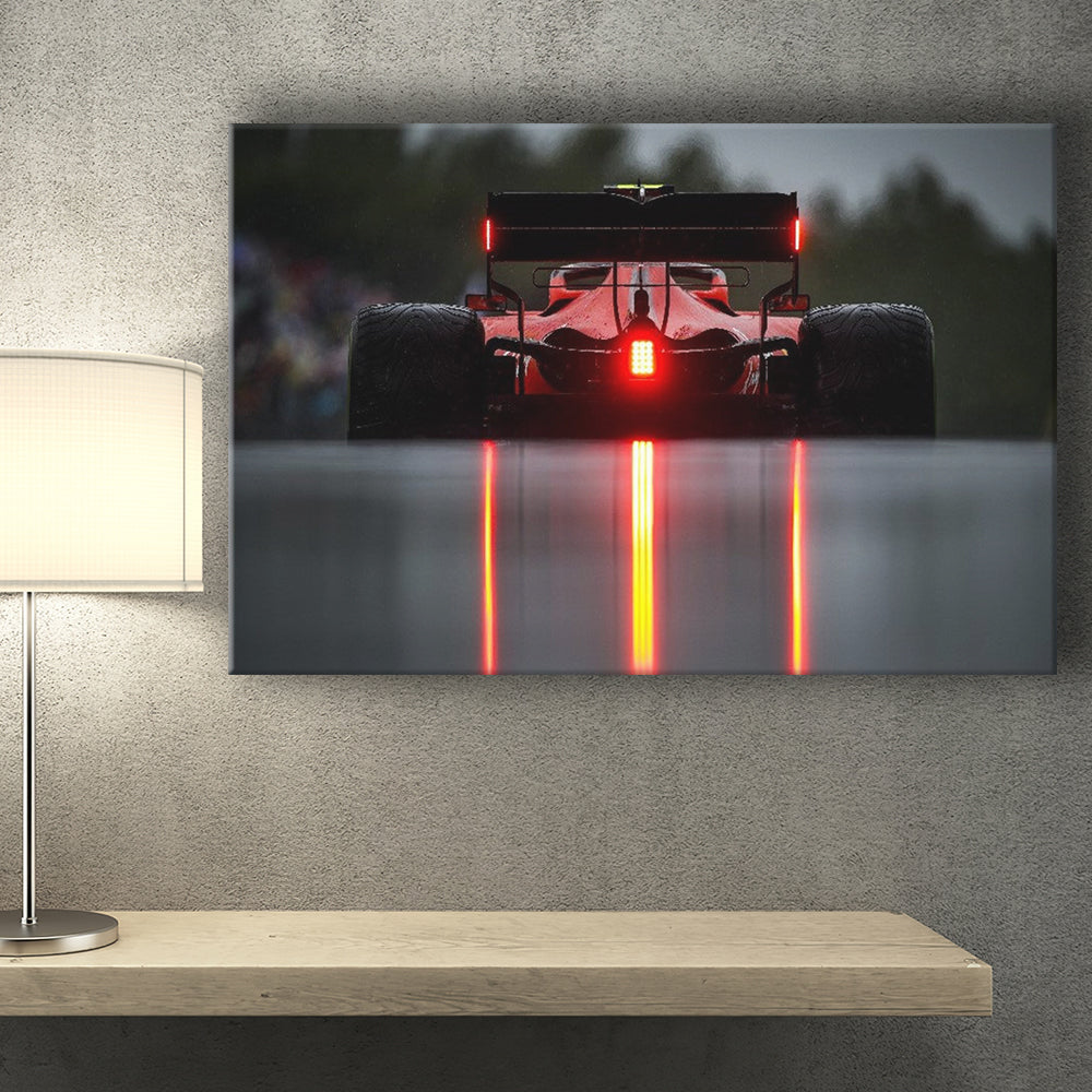 Formula One F1 Grand Prix Racing Car Canvas Prints Wall Art - Painting ...