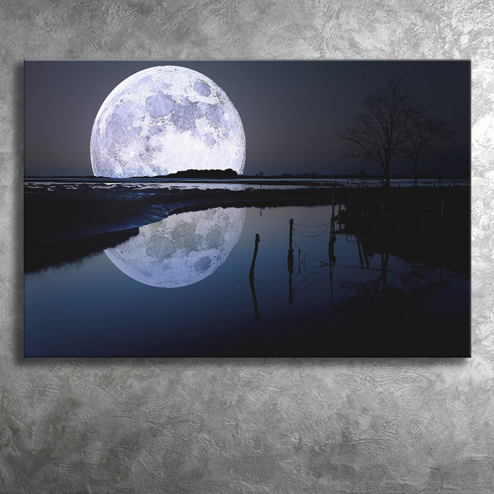 full moon artwork