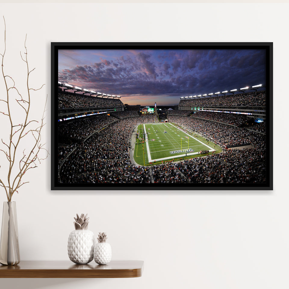 Gillette Stadium Framed Canvas Prints Wall Art - Painting Canvas,Frame ...