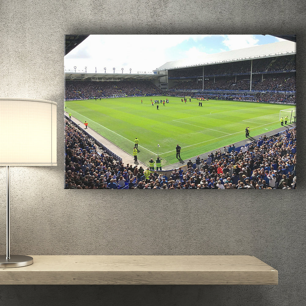 Goodison Park Stadium Canvas Prints Everton Wall Art Football Stadium ...