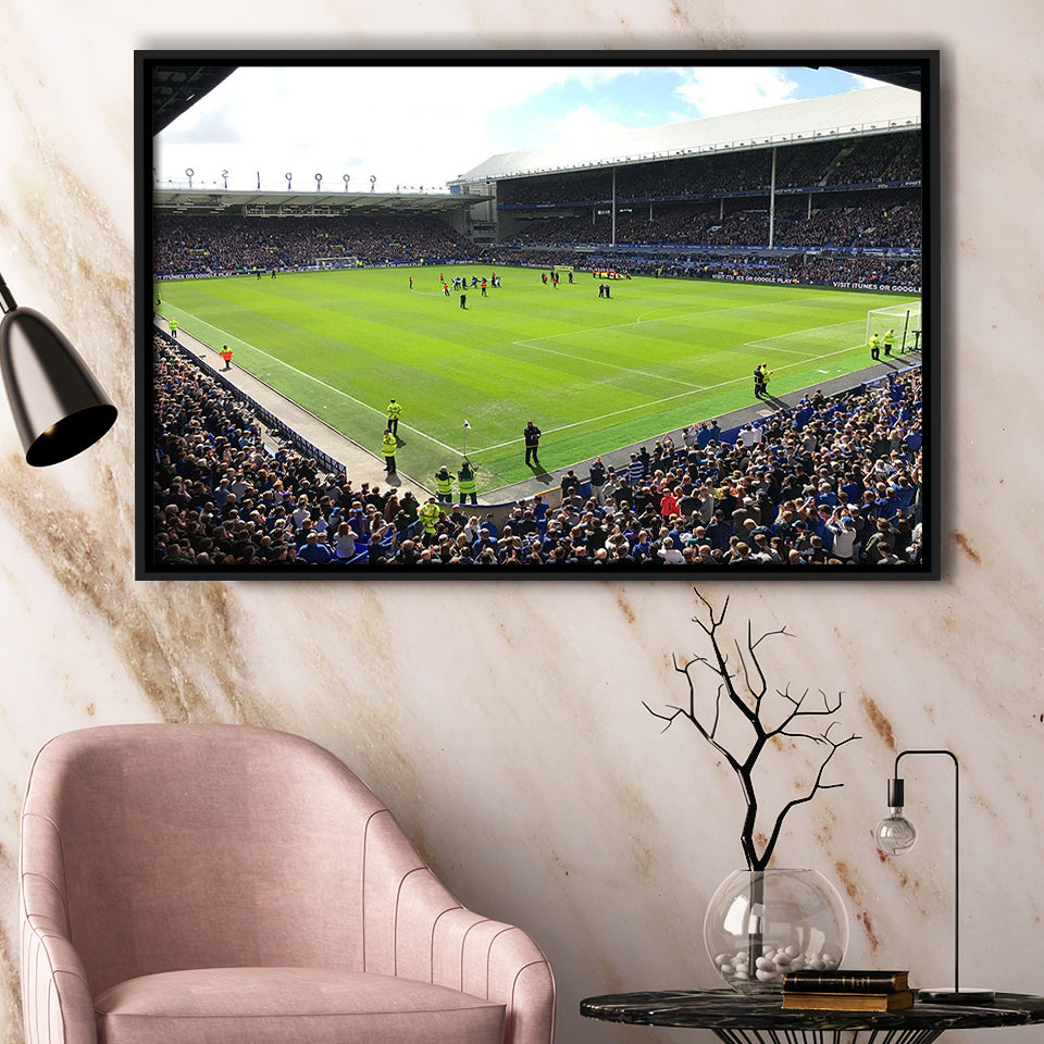Goodison Park Stadium Framed Canvas Prints Everton Wall Art Football S ...
