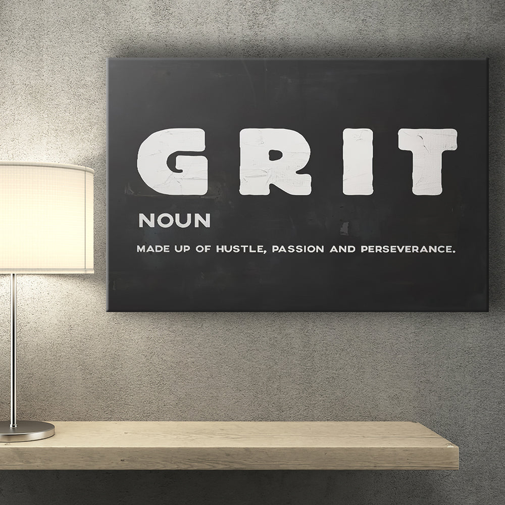 Grit Canvas Prints Wall Art - Painting Canvas,Office Business Motivati ...