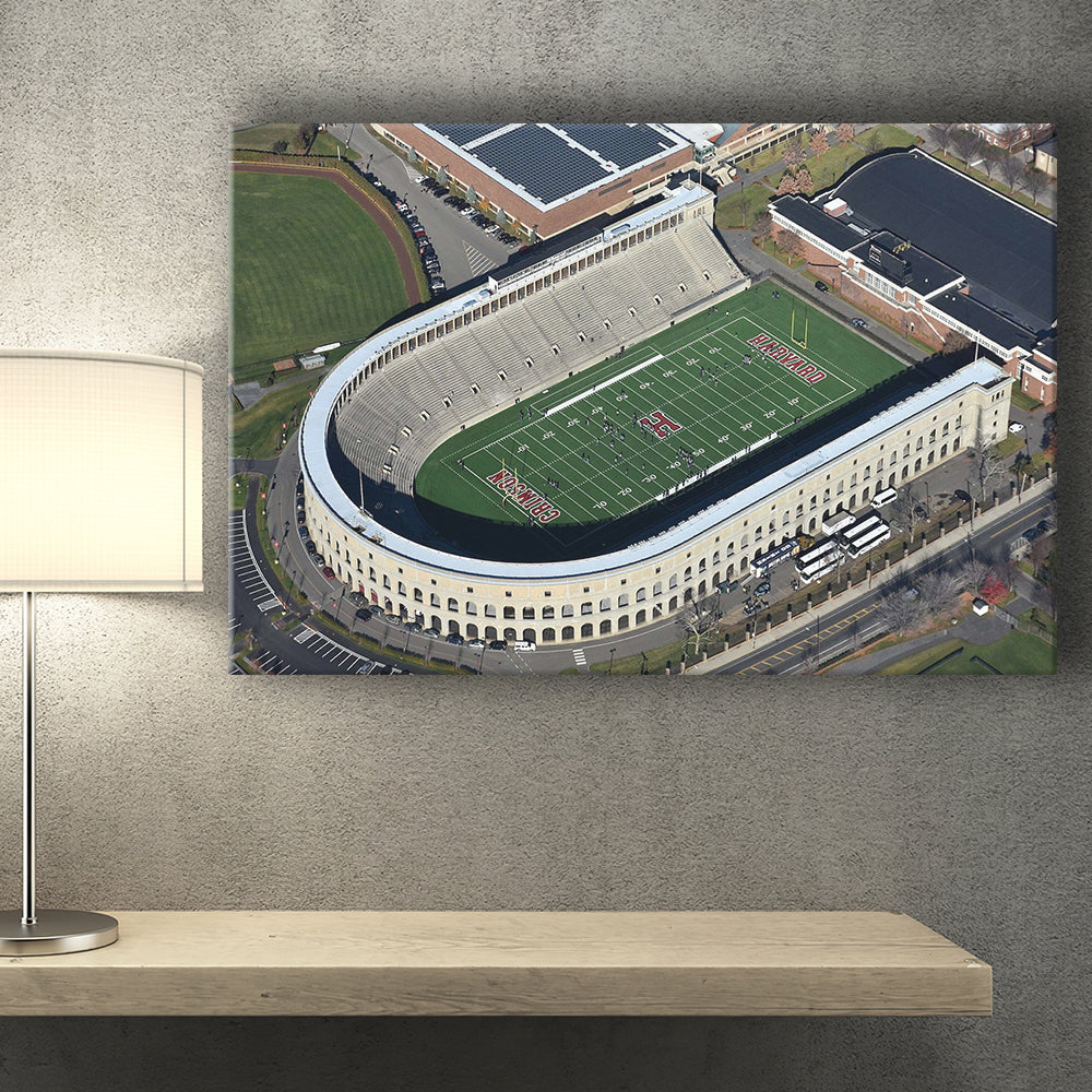 Harvard Crimson Wall Art Harvard Stadium Canvas Prints American,Sport ...