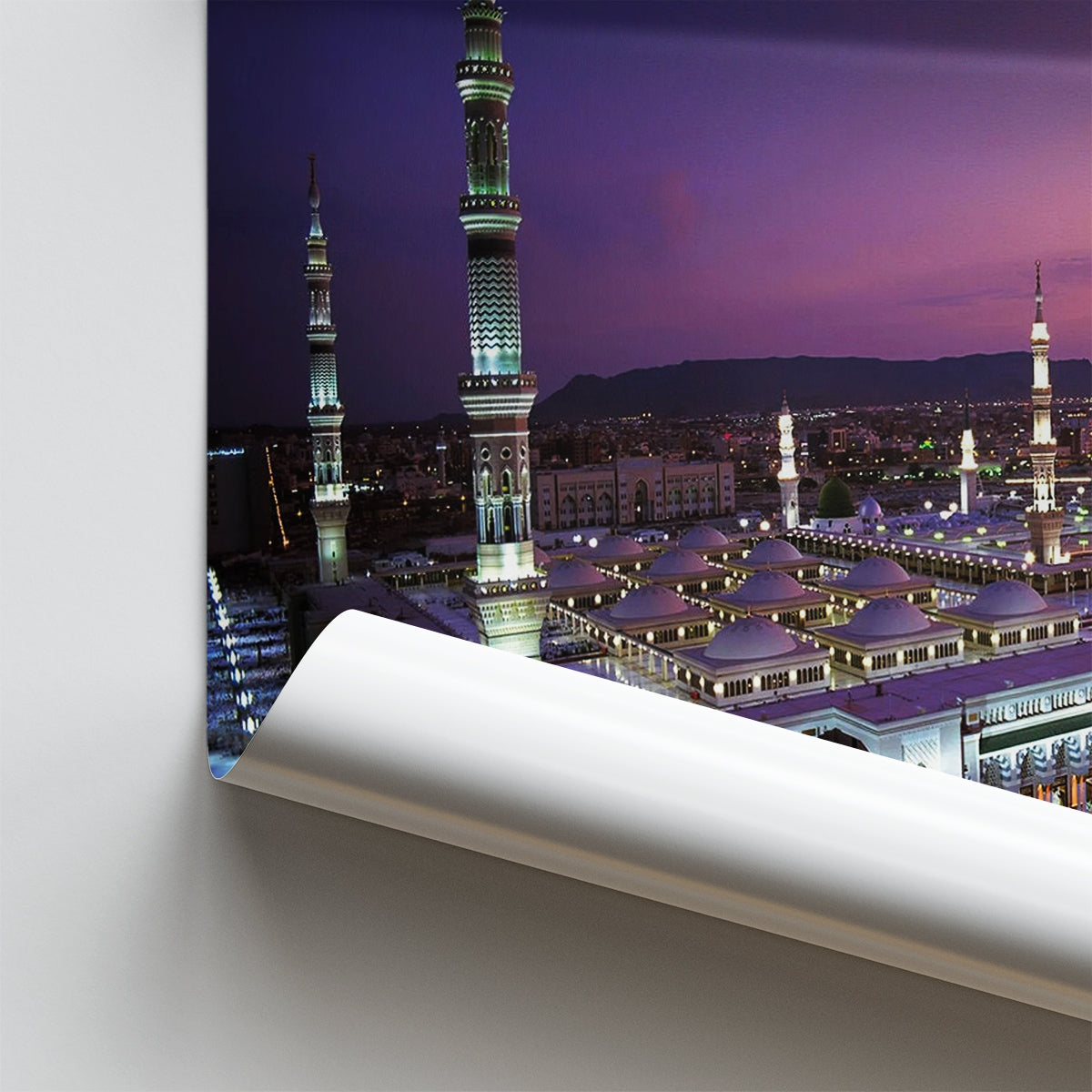 Islamic Wall Art Al Masjid An Nabawi Print Medina Poster Prints Wall A ...