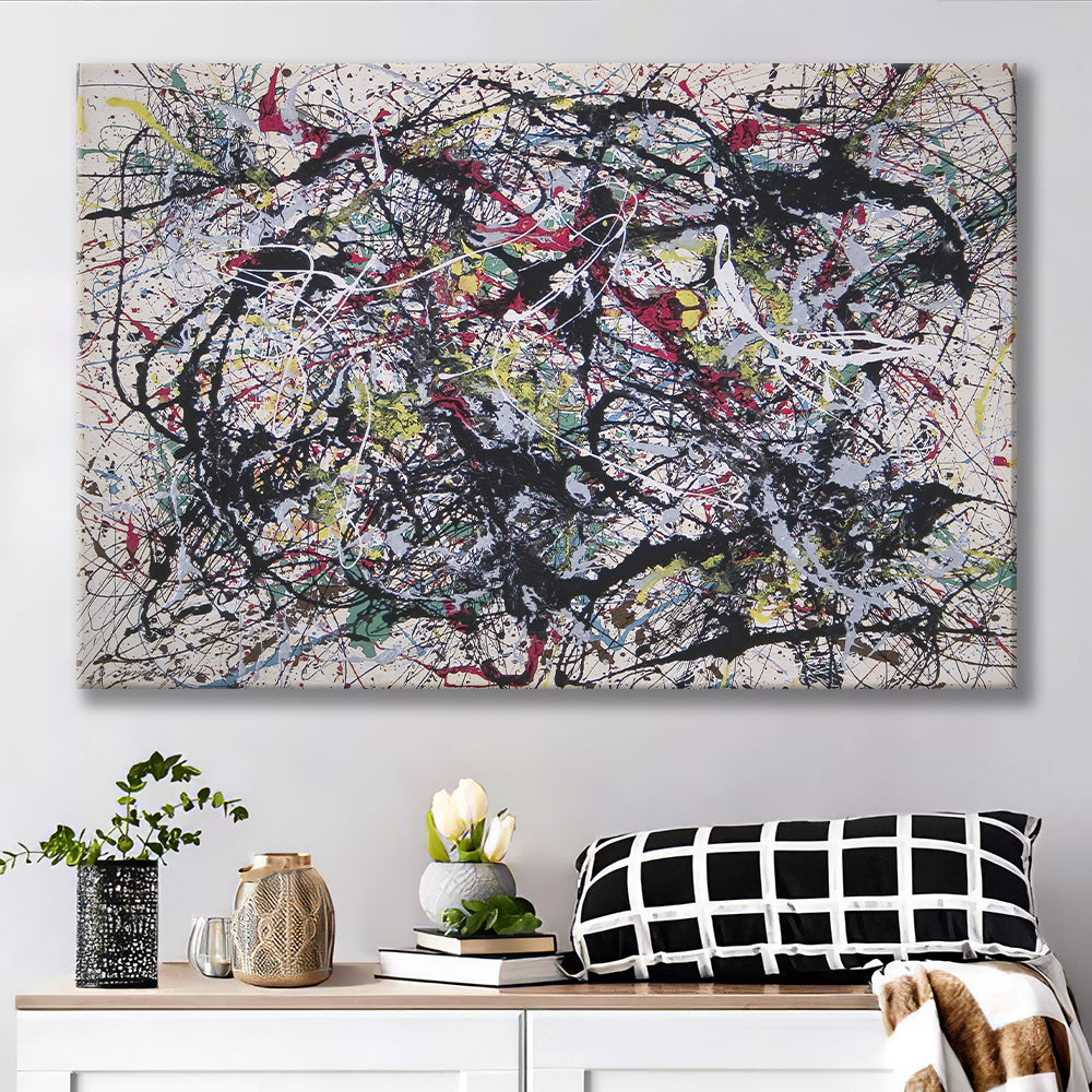 Jackson Pollock Number 34 Canvas Prints Wall Art - Painting Canvas, Ho ...