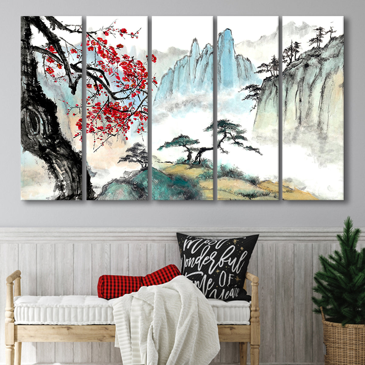 Japanese Canvas Large Japanese Extra Large Canvas Prints Multi Panels ...