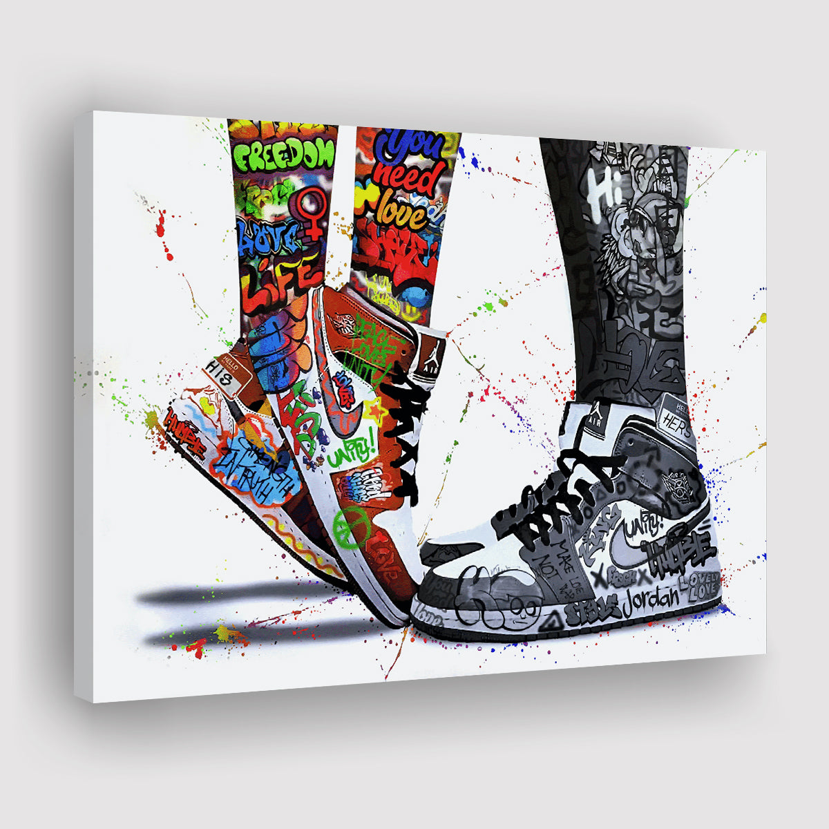 Jordan Love Graffiti Art Canvas Prints Wall Art Decor - Painting Canva ...