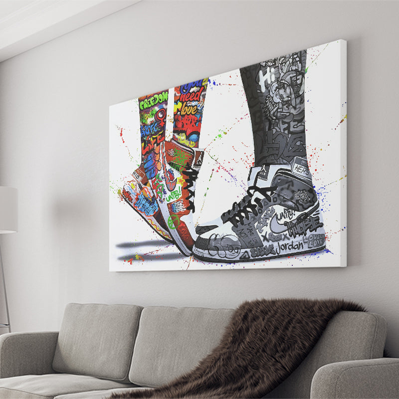 Jordan Love Graffiti Art Canvas Prints Wall Art Decor - Painting Canva ...