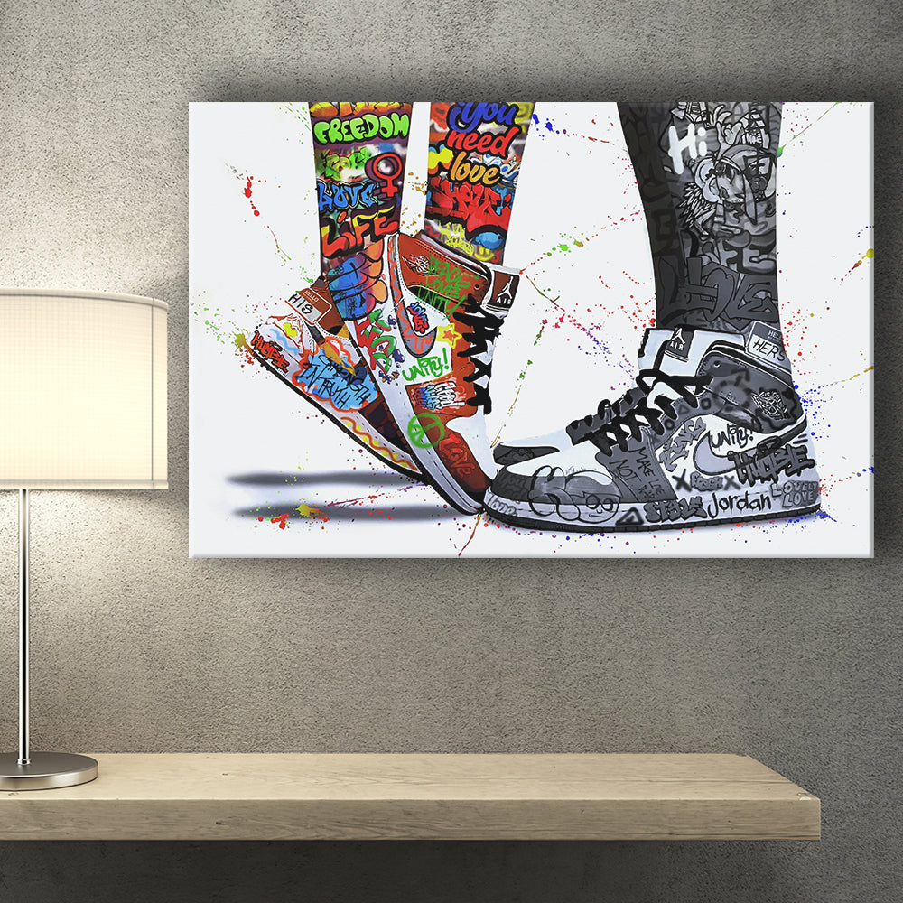 Jordan Love Graffiti Art Canvas Prints Wall Art Decor - Painting Canva ...