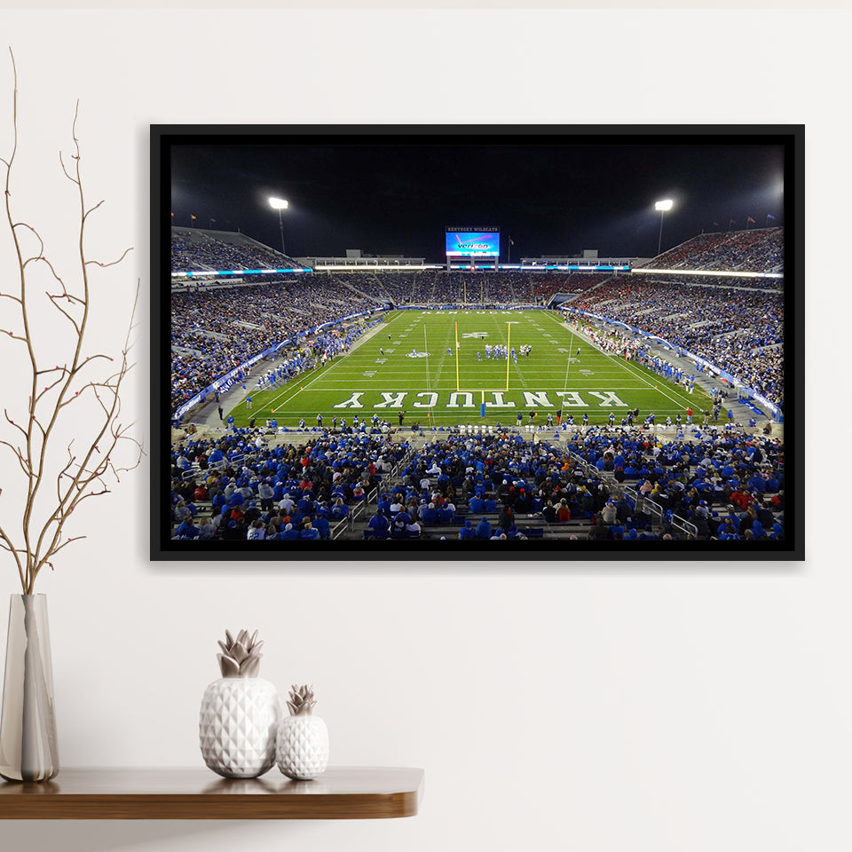 Kentucky Wildcats Stadium Framed Canvas Prints Kroger Field Stadium Wa ...