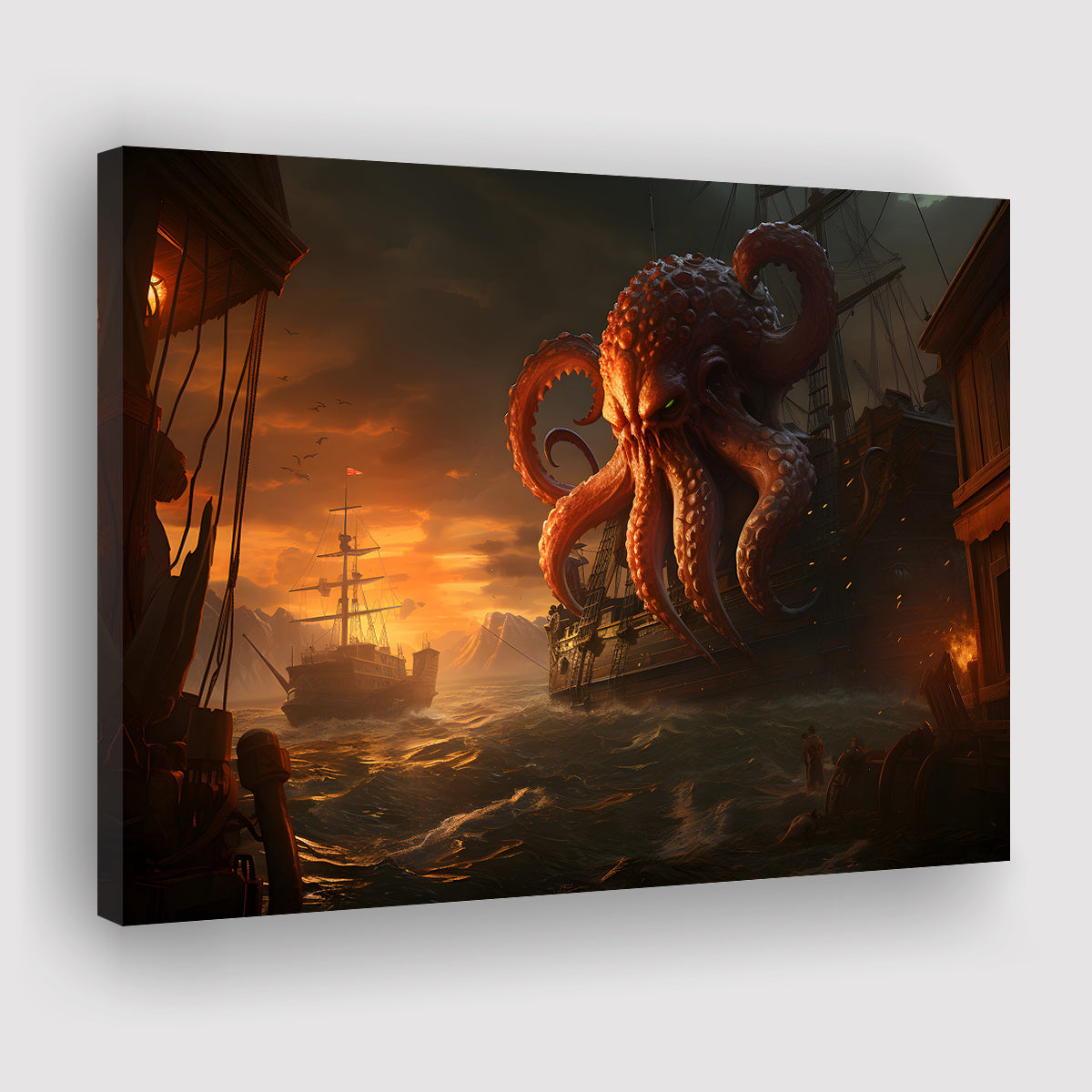 kraken attack art