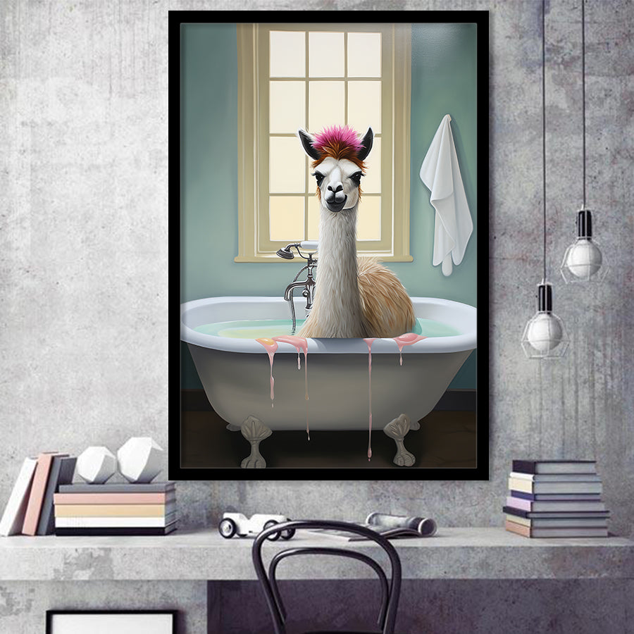 llama bath