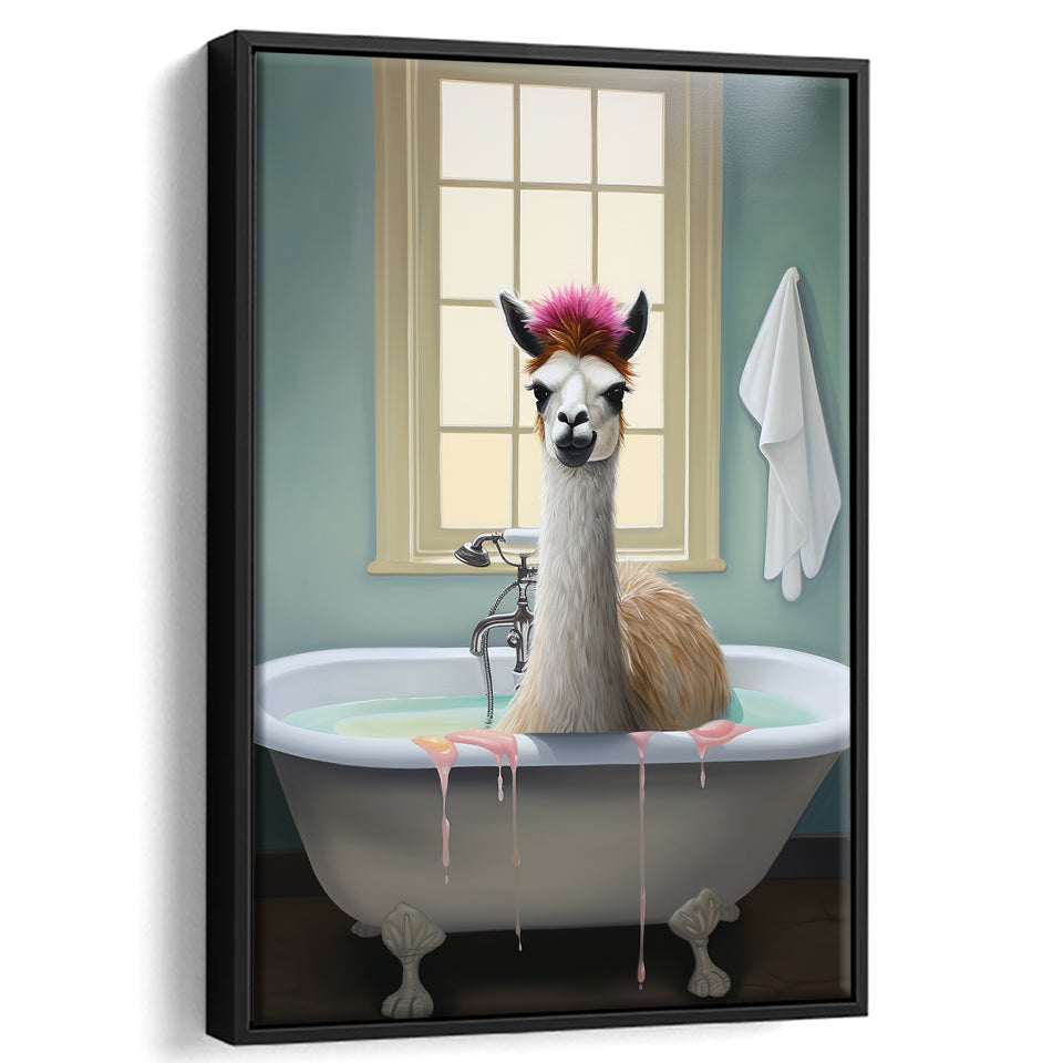 llama bath