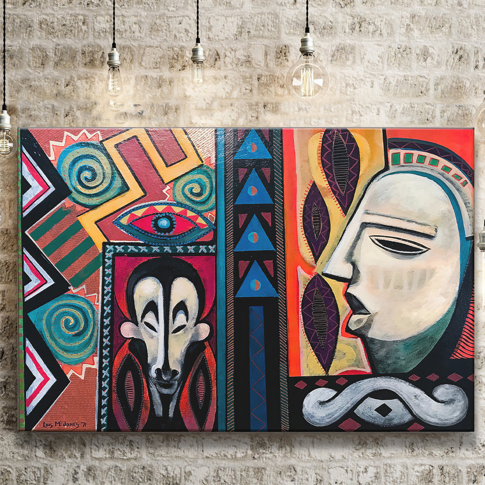 Lois Mailou Jones Dream Of Nigeria By Lois Mailou Jones Canvas Prints ...