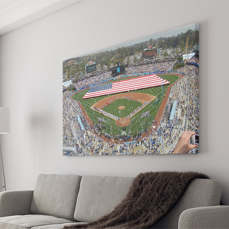 Los Angeles Dodgers Stadium Wall Art Dodger Stadium Canvas Prints,Spor ...