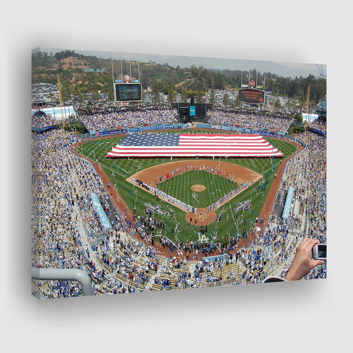 Los Angeles Dodgers Stadium Wall Art Dodger Stadium Canvas Prints,Spor ...