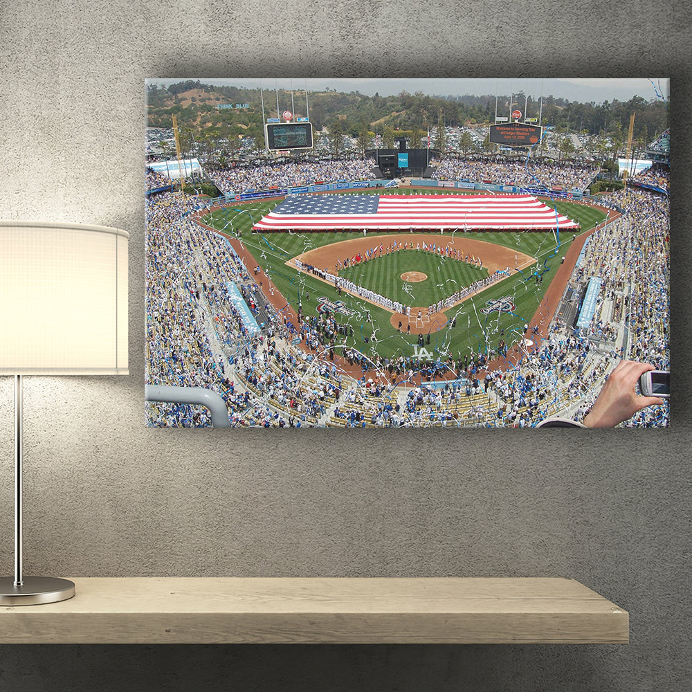 Los Angeles Dodgers Stadium Wall Art Dodger Stadium Canvas Prints,Spor ...